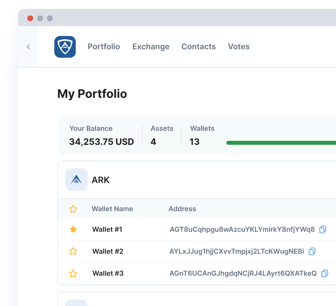 ARK Vault - Control Your Assets