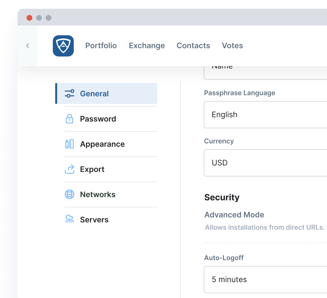 ARK Vault - Control Your Assets